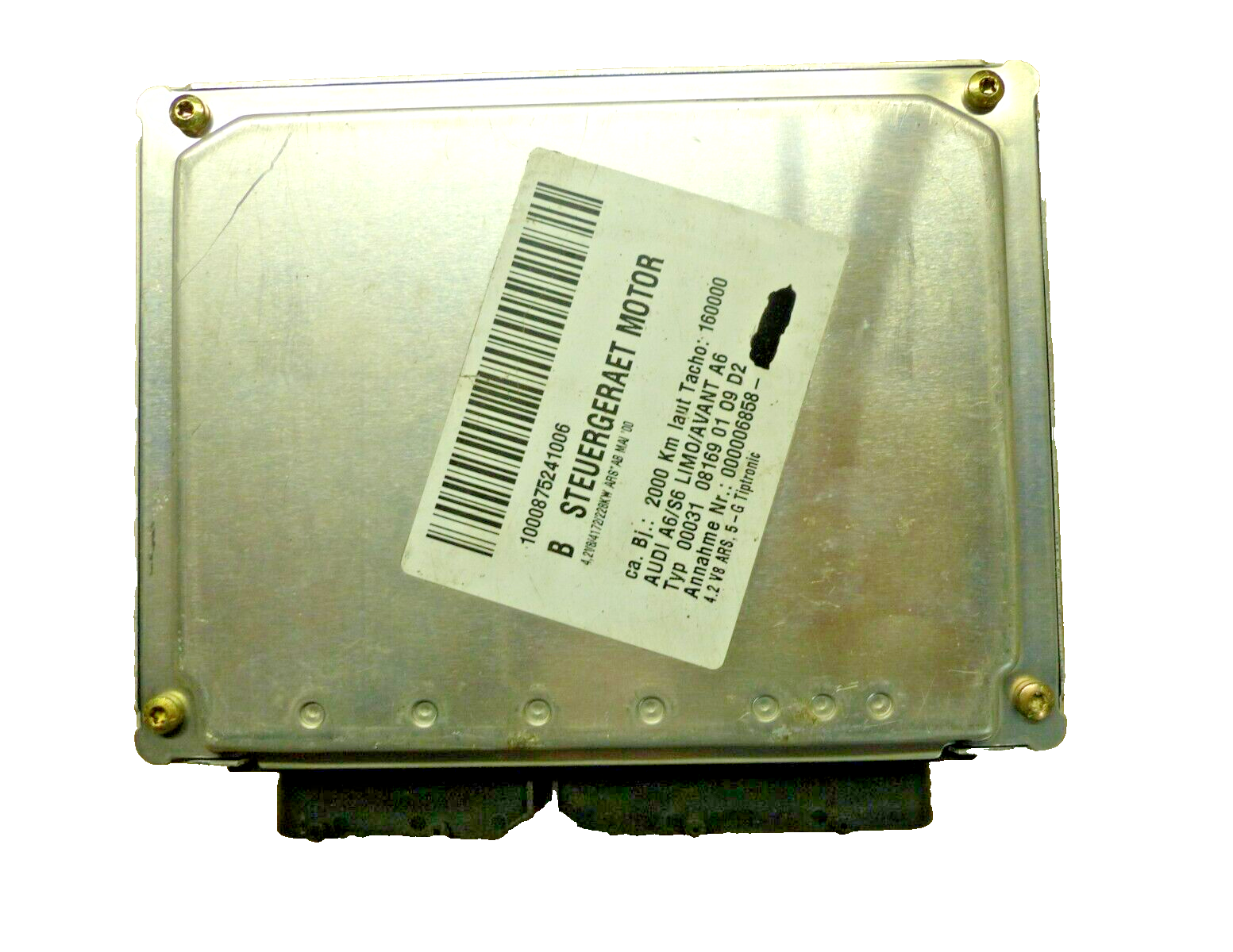 Audi Motorsteuergrät (OHNE WFS) (IMMO OFF) 4D0907558A Bosch 0261206016