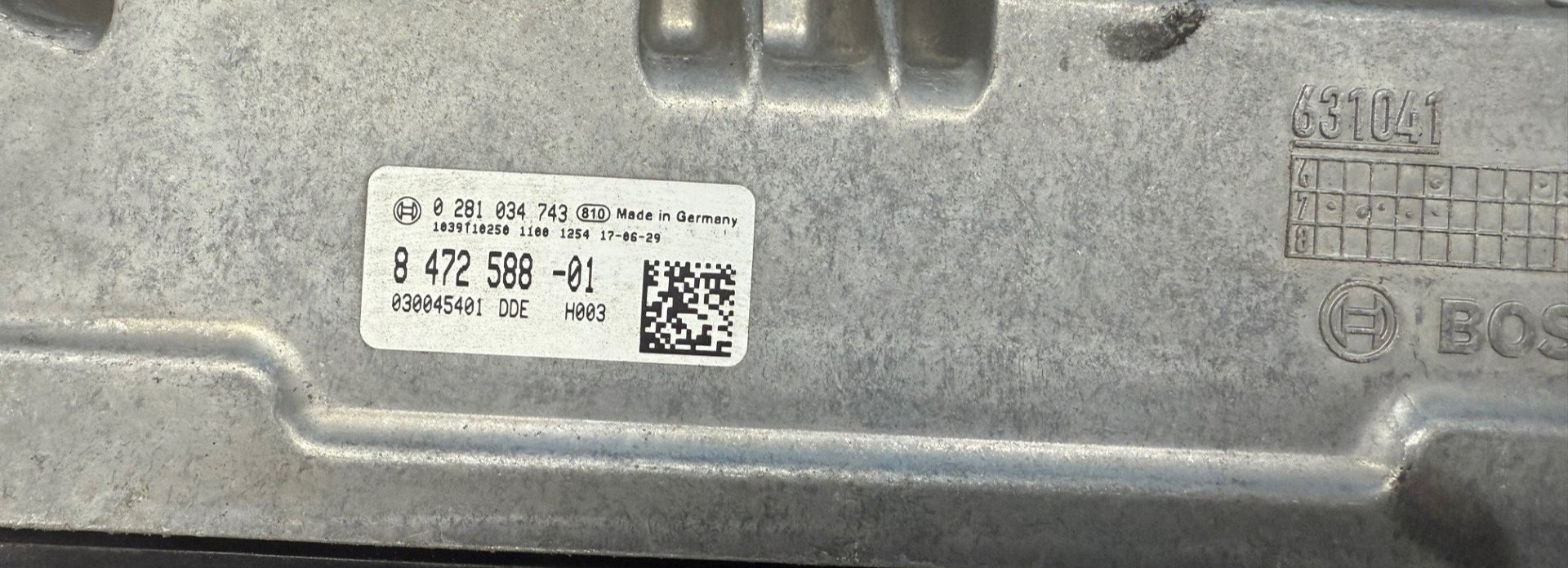 Original Files BMW G30 G31 Bosch MD1CS001 0281034743 030045401 HW N000